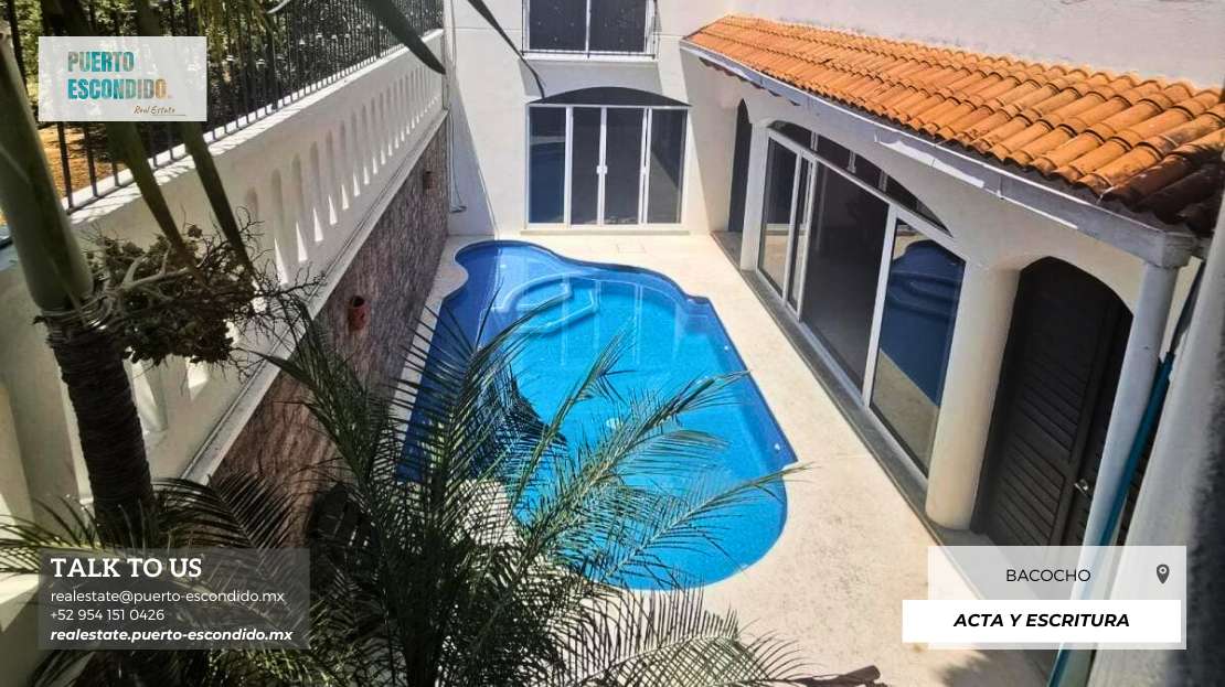 Luxurious Home with Rooftop Jacuzzi - Sold - Real Estate Puerto Escondido